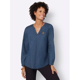 WITT WEIDEN Tunika in blue-bleached | Gr.: 44