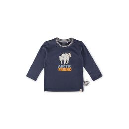 Sigikid Langarmshirt Polar Friends in Dunkelblau | Gr.: 116