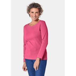 GOLDNER Kurzgr&ouml;&szlig;e: Basic T-Shirt aus reiner Baumwolle in kamelie | Gr.: 24