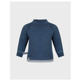 OrganicEra Baby Sweatshirt in Indigo Melange | Gr.: 0-3 MONATE