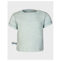OrganicEra Baby Kurzarm T-Shirt in Aqua Melange | Gr.: 18-24 MONATE