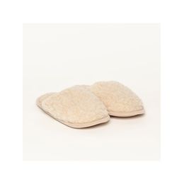 Gottstein Curly Wool Slipper in beige | Gr.: 46-47