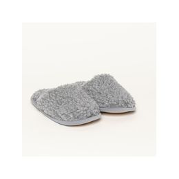 Gottstein Curly Wool Slipper in grau | Gr.: 36/37
