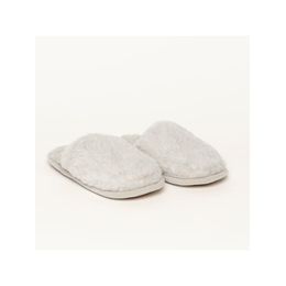 Gottstein Curly Alpaca Slipper in grau | Gr.: 40/41