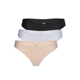 Yenita Strings 'Invisible' Damen Gr&ouml;&szlig;e L beige / schwarz / wei&szlig;