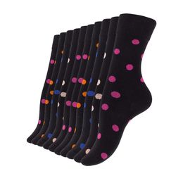 Vincent Creation Socken Damen Gr&ouml;&szlig;e 39/42 blau / pink / rosa / schwarz