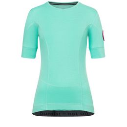 super.natural Merino Fahrradtrikot W GRAVA TEE in mintgr&uuml;n | Gr.: XS