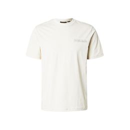 Napapijri T-Shirt 'TURRACH' Herren Größe XL creme / grau