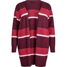 ZIZZI Knit Cardigan 'Sunny' female Red size XXXL