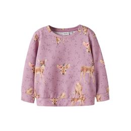 name it Sweatshirt Mädchen Größe 104 mischfarben / pink