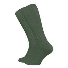 Cotton Prime Trachtensocken Damen Gr&ouml;&szlig;e 47/50 gr&uuml;n
