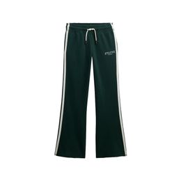 Superdry Hose Damen Größe 44 dunkelgrün / naturweiß