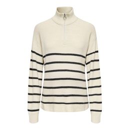 Only Maternity Umstand Pullover 'OLMIibi' Damen Gr&ouml;&szlig;e L creme / schwarz