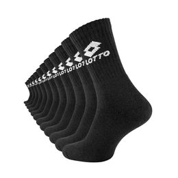 Lotto Sportsocken Herren Größe 43/46 schwarz / weiß