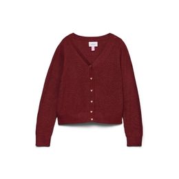 Vero Moda Girl Strickjacke 'VMNEWLEX' Mädchen Größe 146/152 rot