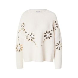 Molly Bracken Pullover Damen Gr&ouml;&szlig;e L gold / offwhite