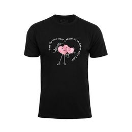 Cotton Prime T-Shirt 'Super Mutti' Herren Gr&ouml;&szlig;e S rosa / schwarz / wei&szlig;