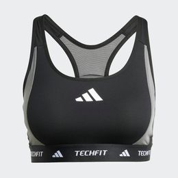 adidas Performance Sports Bra female Black size MAB