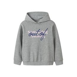 name it Sweatshirt 'NKFOFINA' M&auml;dchen Gr&ouml;&szlig;e 158/164 marine / graumeliert / ros&eacute;