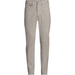 LANDS' END Slim Fit Cordhose, Herren,  Schwarz, Elasthan/Baumwoll-Mischung, by Lands' End