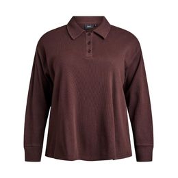 ZIZZI Shirt 'Mronja' female Brown size XXL