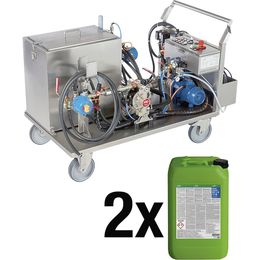 Bio-Circle Reinigungsset RWR-80 L KST Dual Automatik, mit 2 x 20 l Power Cleaner KST 2.0, f&uuml;r K&uuml;hlkan&auml;le