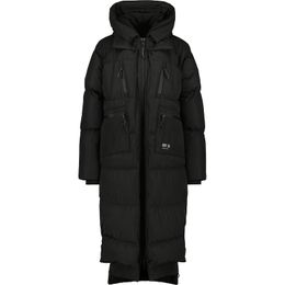 alife and kickin ALIFE & KICKIN Winterjacke »Damen RihannaAK A« mit Kapuze Langer, warmer Wintermantel mit großer Kapuze und Fleece Innenfutter moonless XS XS Super...