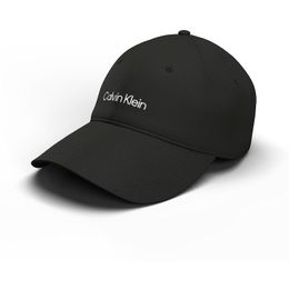 Calvin Klein Baseball Cap &raquo;LOGO EMBROIDERY BASEBALL CAP&laquo; Mit festem Schirm Black/ Bright White