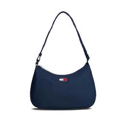 Tommy Jeans Schultertasche »TJW ESS DAILY SHOULDER BAG«, Damen Tragetasche mit logobedrucktem Riemen nachtblau