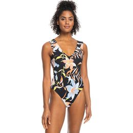 Roxy Badeanzug »Hibiscus Wave« Anthracite Hibiscus Wave Swim S S Material: Weiches, robustes, ,...