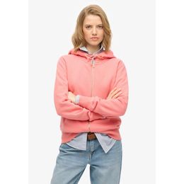 Superdry Kapuzensweatjacke »ESSENTIAL LOGO ZIPHOOD HB« Lantana Pink XXL XXL Hoddie mit Zipper von Superdry