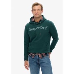 Superdry Kapuzensweatshirt »NY VENUE HOOD« Dark Pine Green M M Cooler Hoodie von Superdry