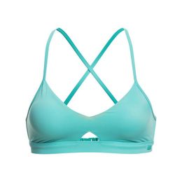 Roxy Bandeau-Bikini-Top »Love The Cross Step« blau M - Cup B Cup B M Stoff: Weicher, robuster, ,...