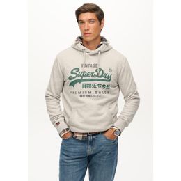 Superdry Kapuzensweatshirt »VL DUO CLASSIC HOOD« Ice Grey Marl L L Cooler Hoodie von Superdry