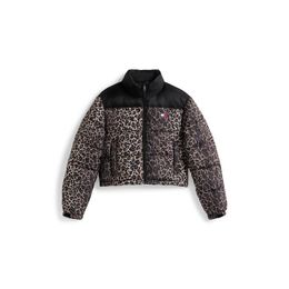 Tommy Jeans Damen Steppjacke &raquo;TJW CROPPED LEOPARD PUFFER&laquo; M (38)
