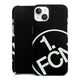 DeinDesign iPhone 14 Handy Premium Case Smartphone Handyh&uuml;lle Schutzh&uuml;lle matt Logo 1. Fcn 1. Fc N&uuml;rnberg Premium Case