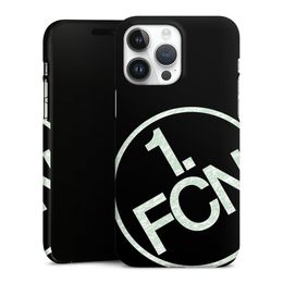 DeinDesign iPhone 14 Pro Max Handy Premium Case Smartphone Handyh&uuml;lle Schutzh&uuml;lle matt Logo 1. Fcn 1. Fc N&uuml;rnberg Premium Case