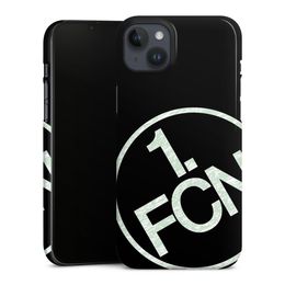 DeinDesign iPhone 14 Plus Handy Premium Case Smartphone Handyh&uuml;lle Schutzh&uuml;lle gl&auml;nzend Logo 1. Fcn 1. Fc N&uuml;rnberg Premium Case