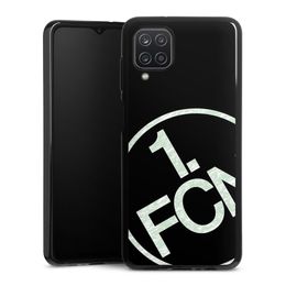 DeinDesign Galaxy A12 Handy Silikon H&uuml;lle Case schwarz Handyh&uuml;lle 1. Fc N&uuml;rnberg 1. Fcn Logo