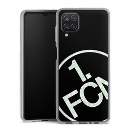 DeinDesign Galaxy A12 Handy Silikon H&uuml;lle Case transparent Handyh&uuml;lle 1. Fc N&uuml;rnberg 1. Fcn Logo Silikon Case
