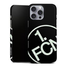 DeinDesign iPhone 16 Pro Max Handy Premium Case Smartphone Handyh&uuml;lle Schutzh&uuml;lle gl&auml;nzend Logo 1. Fcn 1. Fc N&uuml;rnberg Premium Case