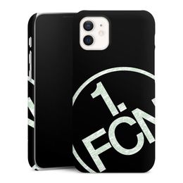 DeinDesign iPhone 12 mini Handy Premium Case Smartphone Handyh&uuml;lle Schutzh&uuml;lle matt Logo 1. Fcn 1. Fc N&uuml;rnberg Premium Case