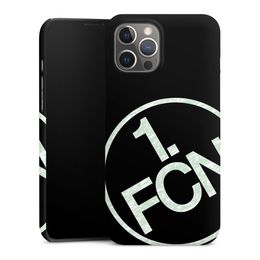 DeinDesign iPhone 12 Pro Max Handy Premium Case Smartphone Handyh&uuml;lle Schutzh&uuml;lle matt Logo 1. Fcn 1. Fc N&uuml;rnberg Premium Case