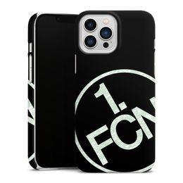 DeinDesign iPhone 13 Pro Max Handy Premium Case Smartphone Handyh&uuml;lle Schutzh&uuml;lle matt Logo 1. Fcn 1. Fc N&uuml;rnberg Premium Case