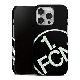 DeinDesign iPhone 16 Pro Handy Premium Case Smartphone Handyh&uuml;lle Schutzh&uuml;lle matt Logo 1. Fcn 1. Fc N&uuml;rnberg Premium Case