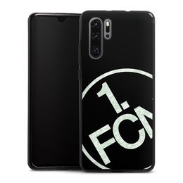 DeinDesign Huawei P30 Pro Handy Silikon H&uuml;lle Case schwarz Handyh&uuml;lle Logo 1. Fcn 1. Fc N&uuml;rnberg