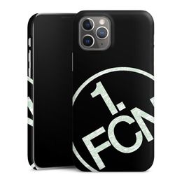 DeinDesign iPhone 12 Pro Handy Premium Case Smartphone Handyh&uuml;lle Schutzh&uuml;lle matt Logo 1. Fcn 1. Fc N&uuml;rnberg Premium Case