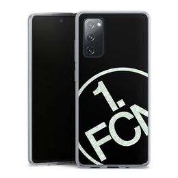 DeinDesign Galaxy S20 FE Handy Silikon H&uuml;lle Case transparent Handyh&uuml;lle 1. Fc N&uuml;rnberg 1. Fcn Logo Silikon Case