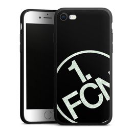 DeinDesign iPhone SE (2022) Handy Premium Silikon H&uuml;lle Handyh&uuml;lle schwarz Case Logo 1. Fcn 1. Fc N&uuml;rnberg Silikon Premium Case