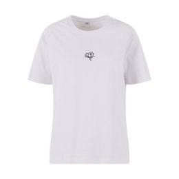 Miss Tee T-Shirt 'Lotus' Damen Gr&ouml;&szlig;e S wei&szlig;